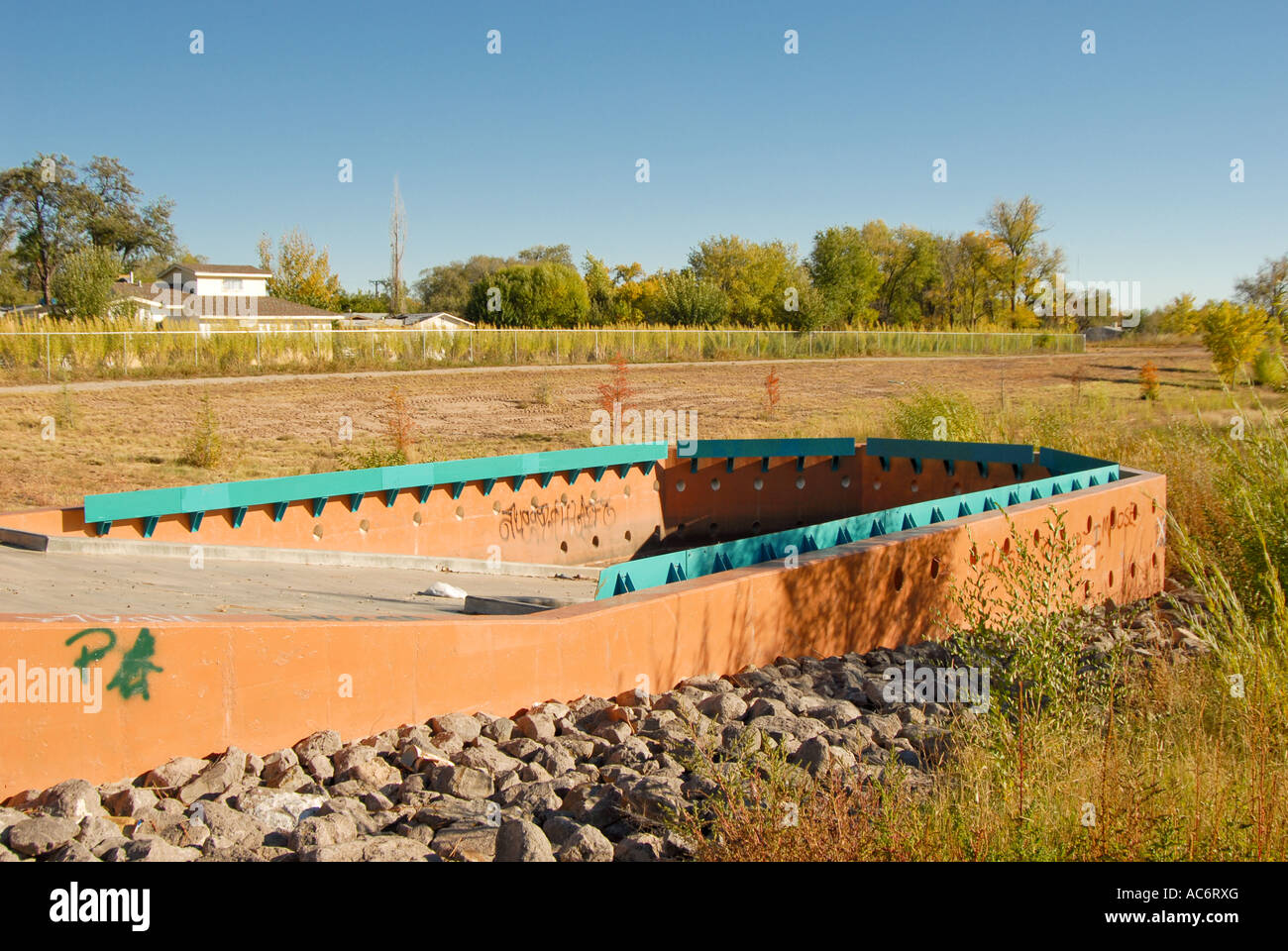 Culvert in albuquerque Stock Photo - Alamy