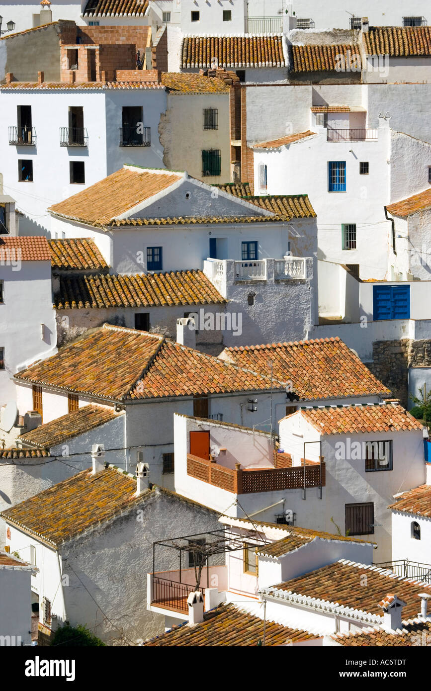 Comares Malaga Province Spain Rooftop views Stock Photo - Alamy