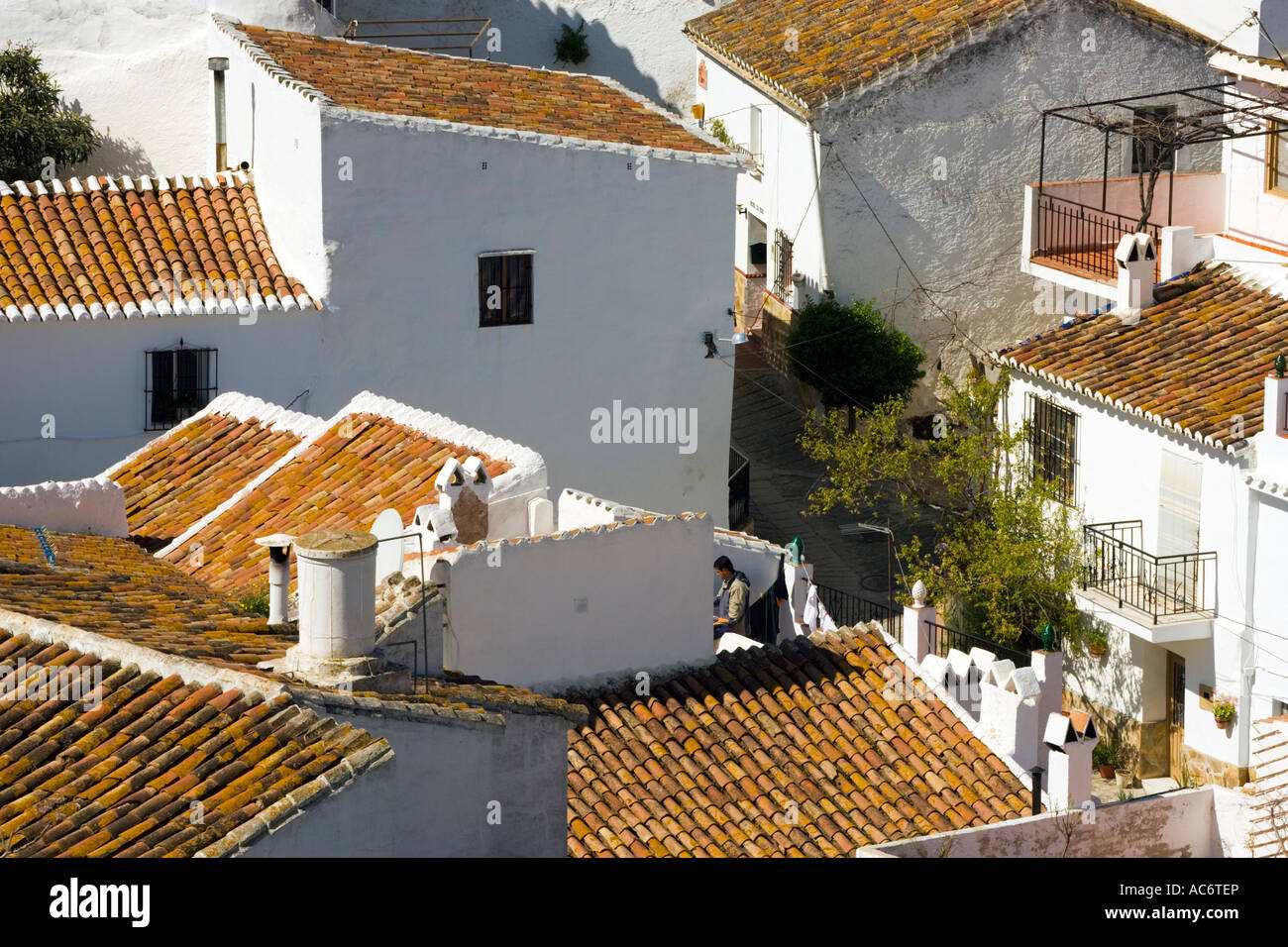 Comares Malaga Province Spain Rooftop views Stock Photo - Alamy