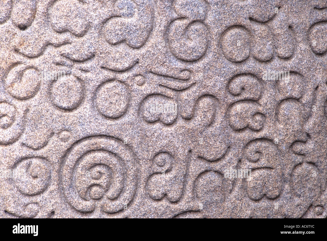 INSCRIPTIONS OF HISTORICAL IMPORTANCE KARNATAKA Stock Photo - Alamy