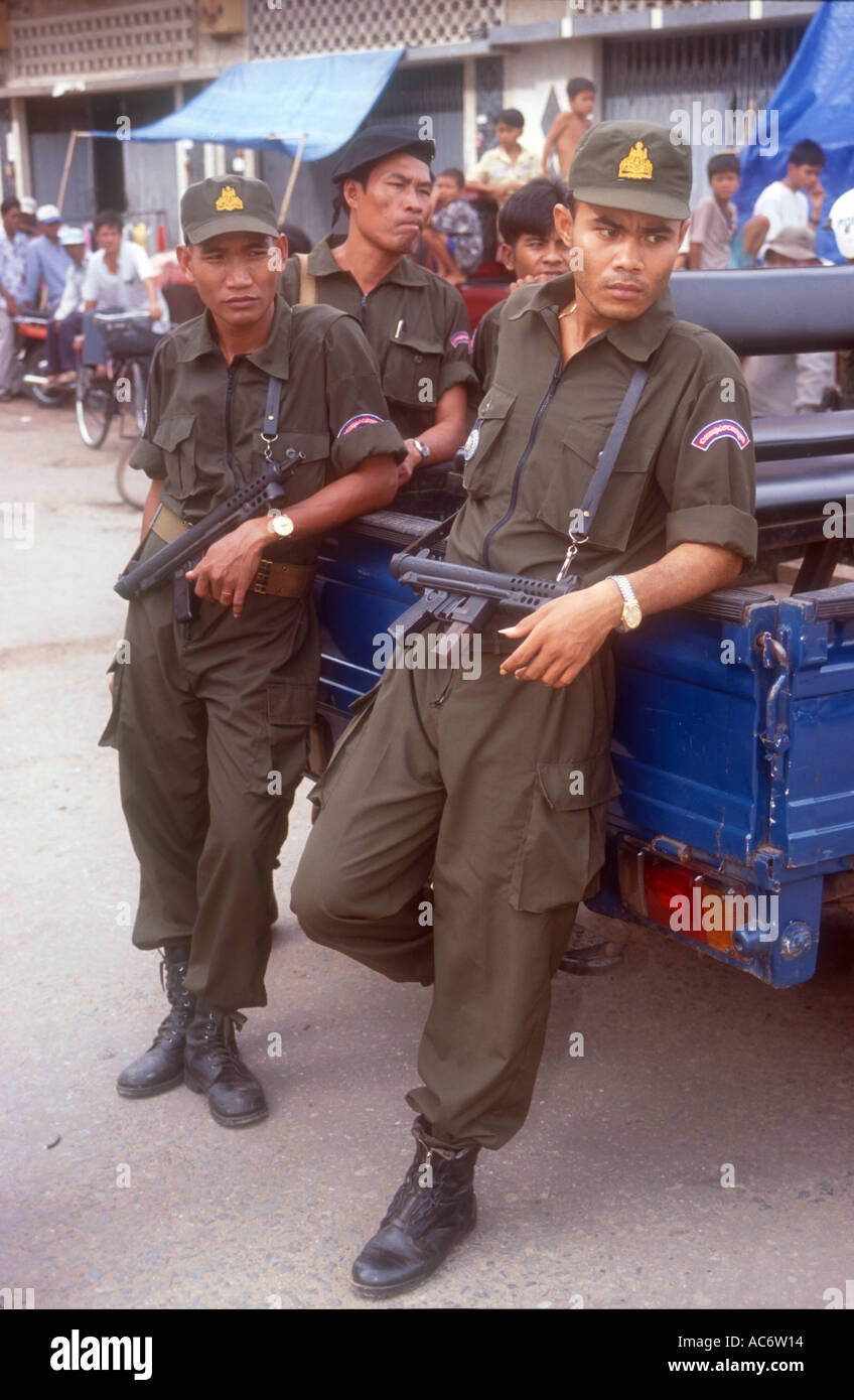 Military Police Cambodia Stock Photo - Alamy