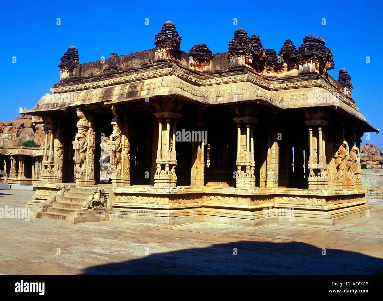 VITTALA TEMPLE IN KARNATAKA Stock Photo - Alamy