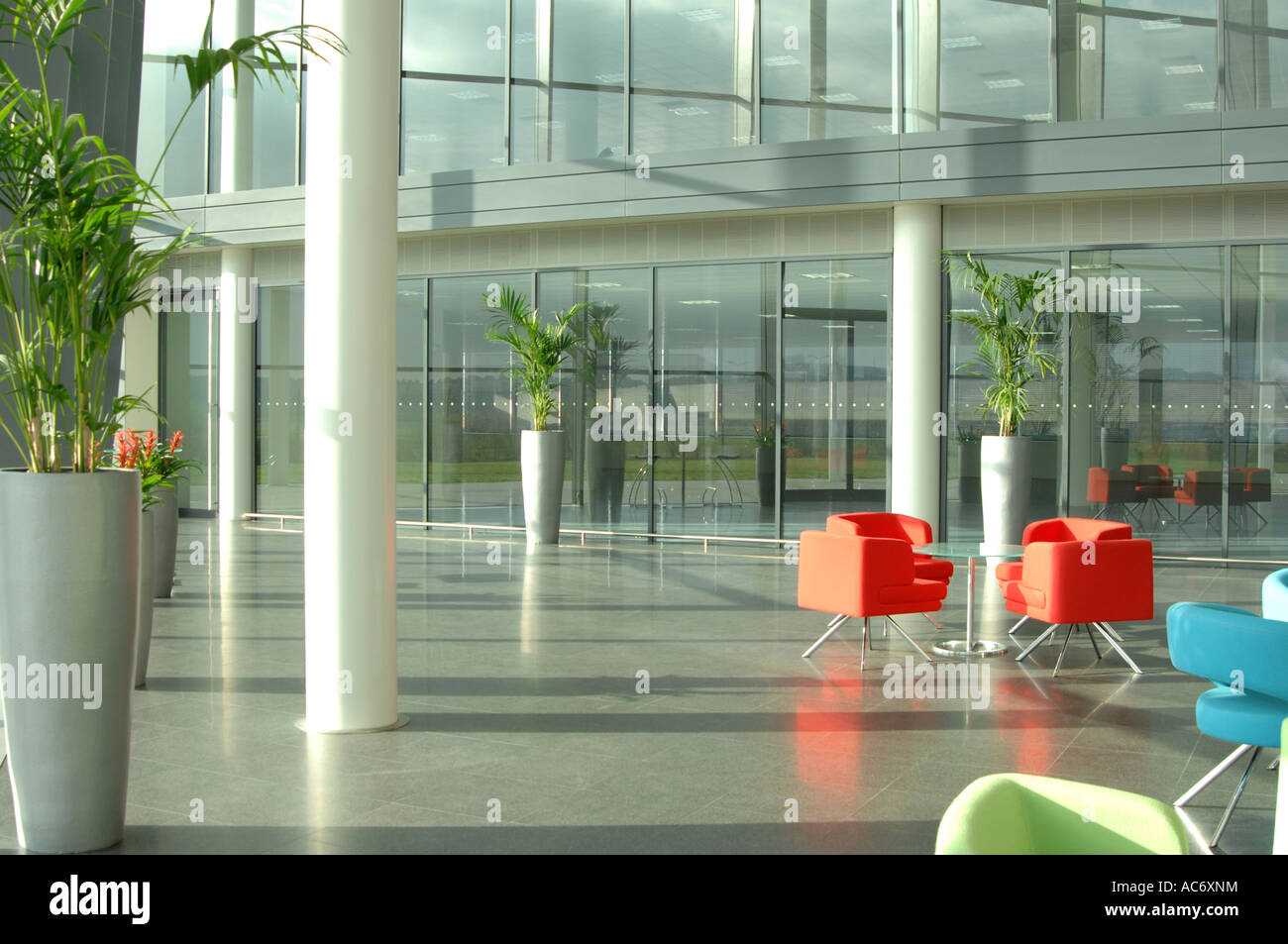 seating area in modern office building Stock Photo - Alamy
