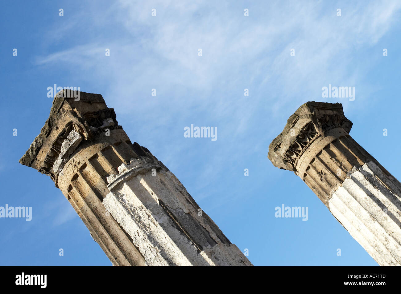 Fluted white columns hi-res stock photography and images - Alamy