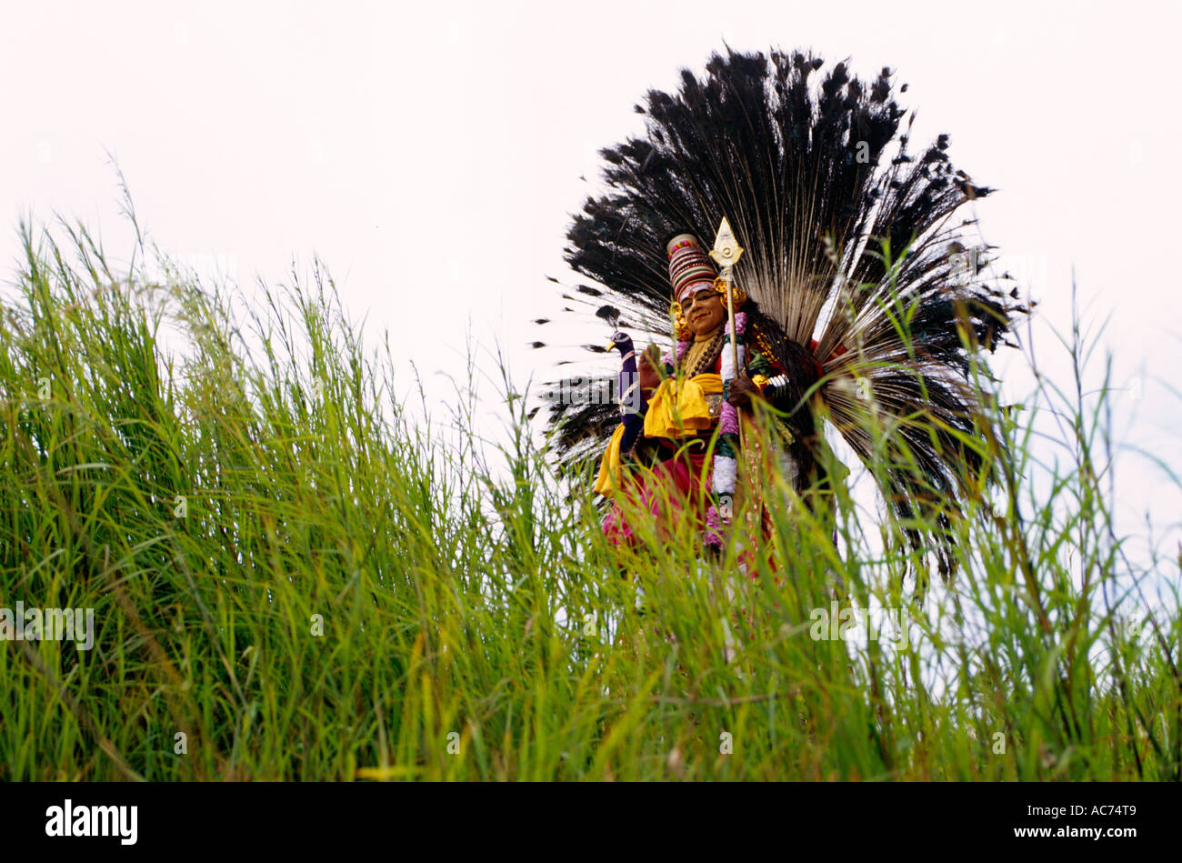 MAYILATTAM TEMPLE AND FESTIVAL RELATED ARTFORM OF KERALA Stock Photo ...