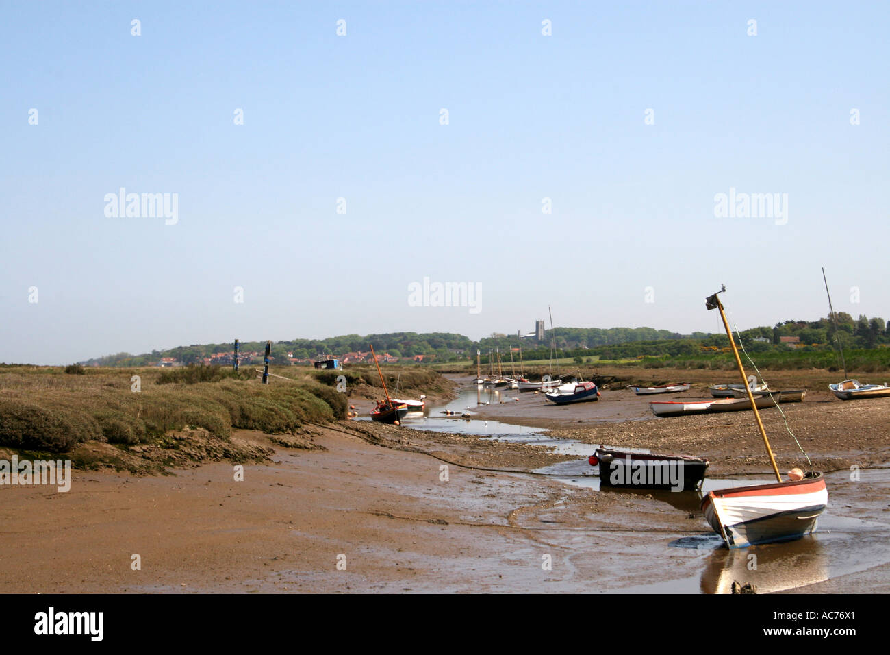MORSTON QUAY. NORTH NORFOLK. ENGLAND UK EUROPE Stock Photo - Alamy