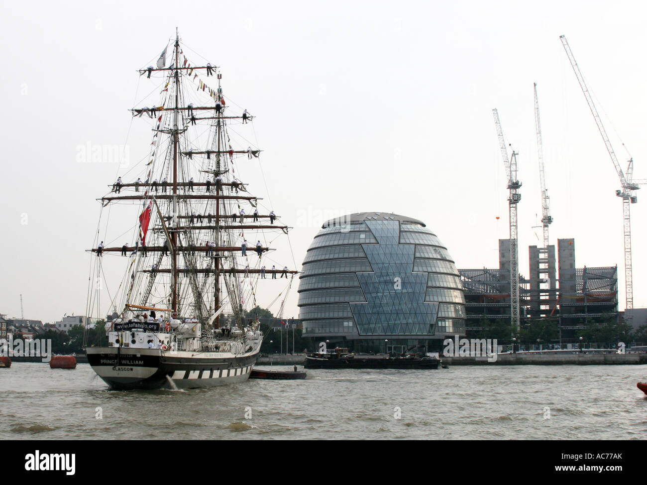 The sailing ship "Prince William Stock Photo - Alamy