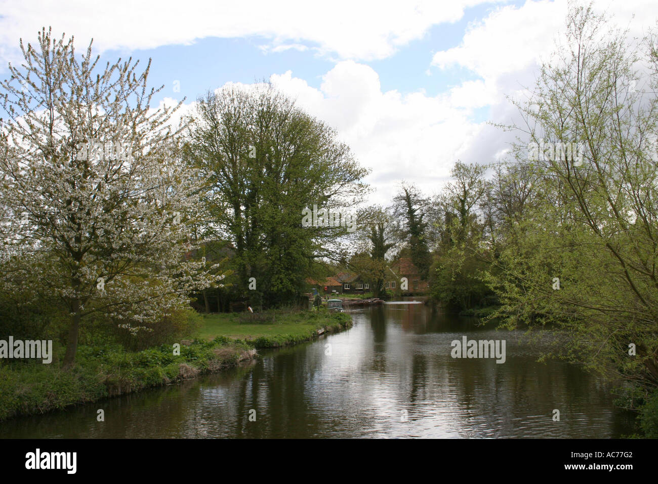 Suffolk summer river landscape hi-res stock photography and images - Alamy