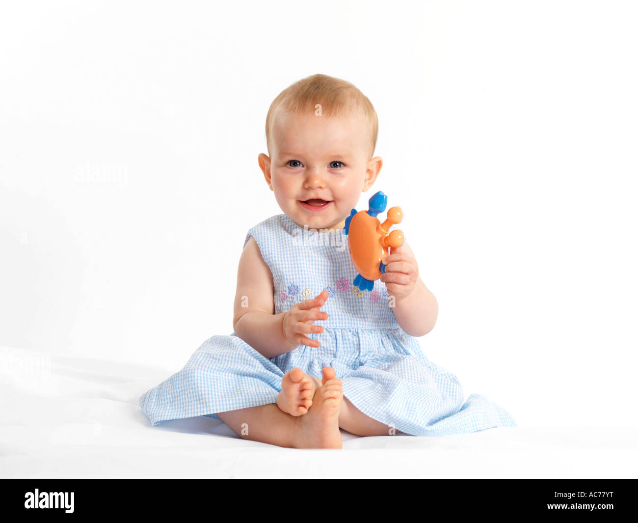 Baby Playing with Toys Model Released Stock Photo - Alamy