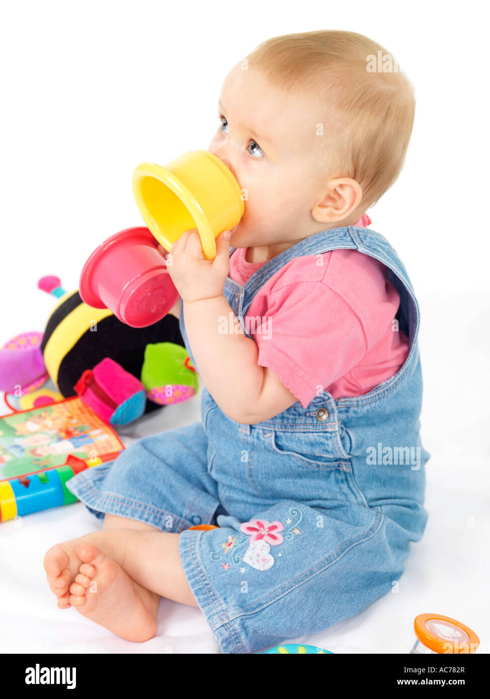 Baby Playing With Toys Model Released Stock Photo - Alamy
