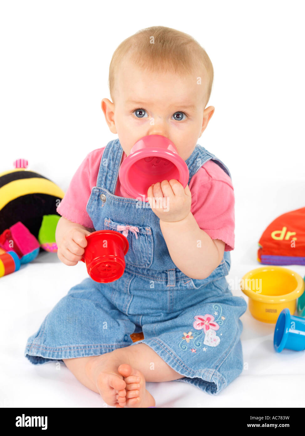 Baby Playing With Toys Model Released Stock Photo - Alamy