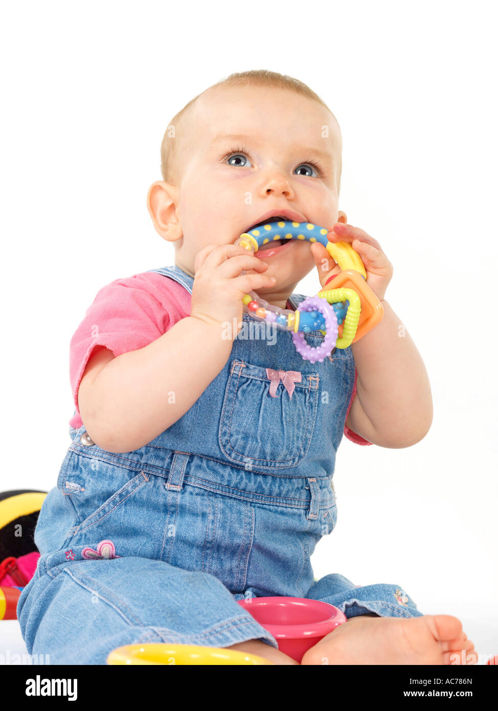 Baby Playing With Toys Model Released Stock Photo - Alamy