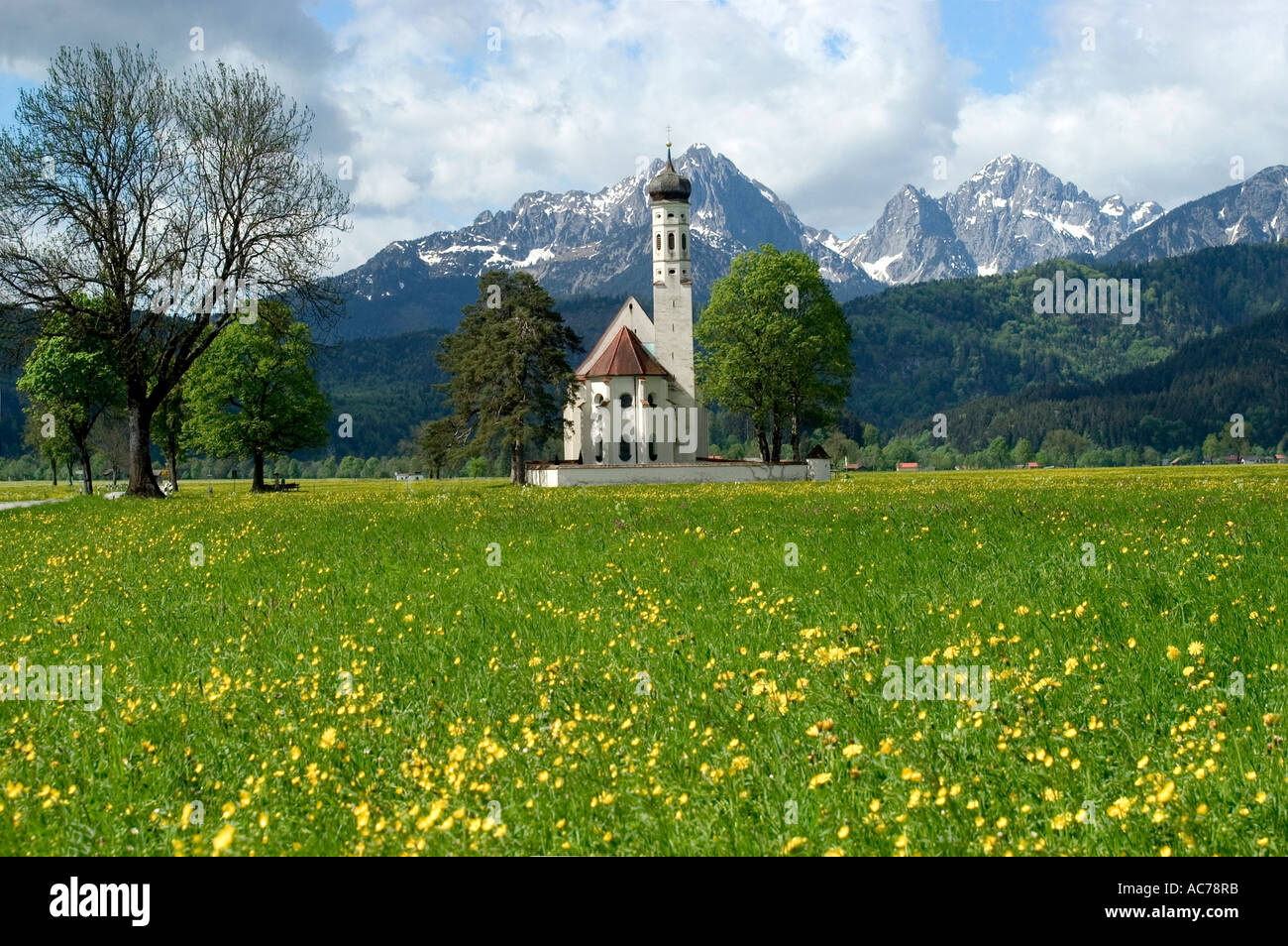 Bavaria Church near Schloss Neuschwanstein Castle Stock Photo - Alamy