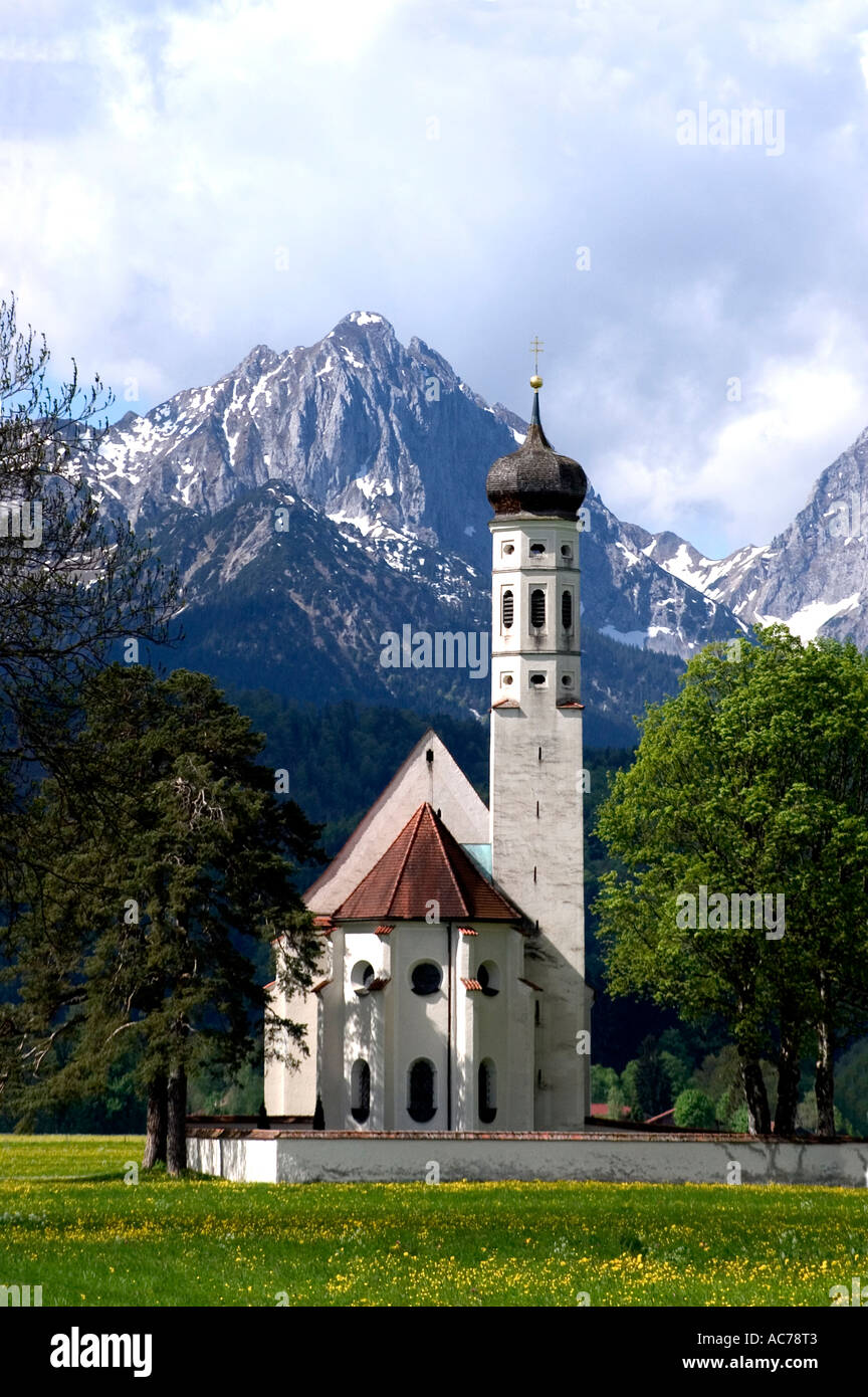 Bavaria Church near Schloss Neuschwanstein Castle Stock Photo - Alamy