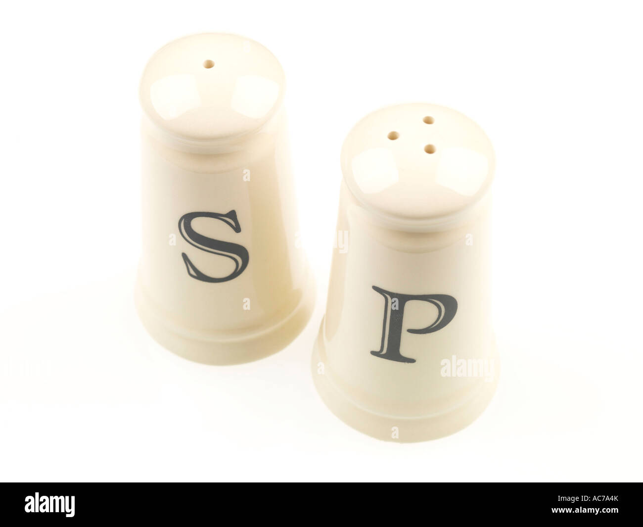 Salt shaker pepper pot Cut Out Stock Images & Pictures - Alamy
