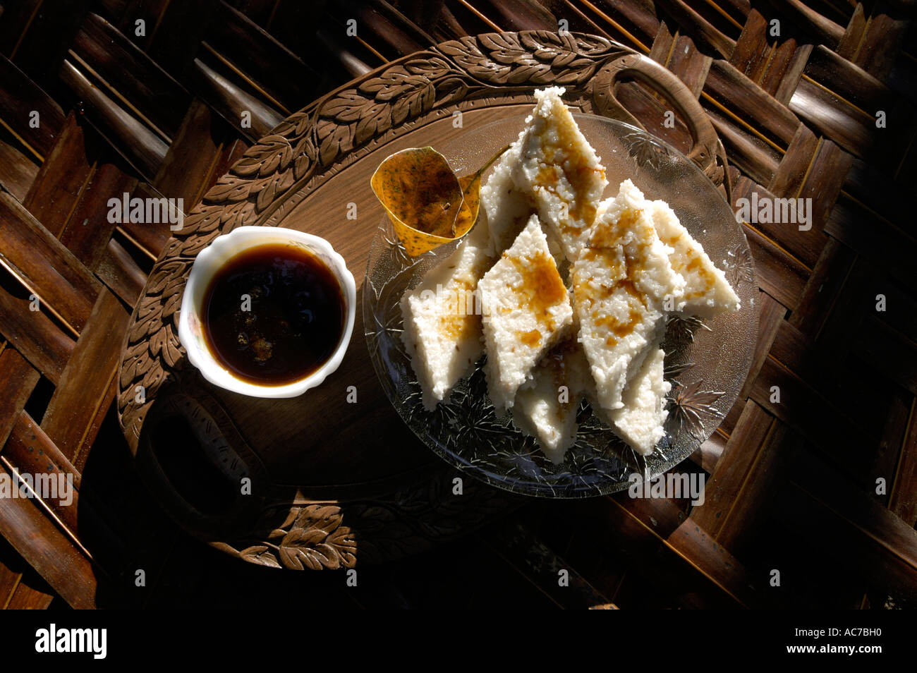 POKKALI RICE AND JAGGERY THE TRADITIONAL FOOD OF KUMBALANGHI Stock ...