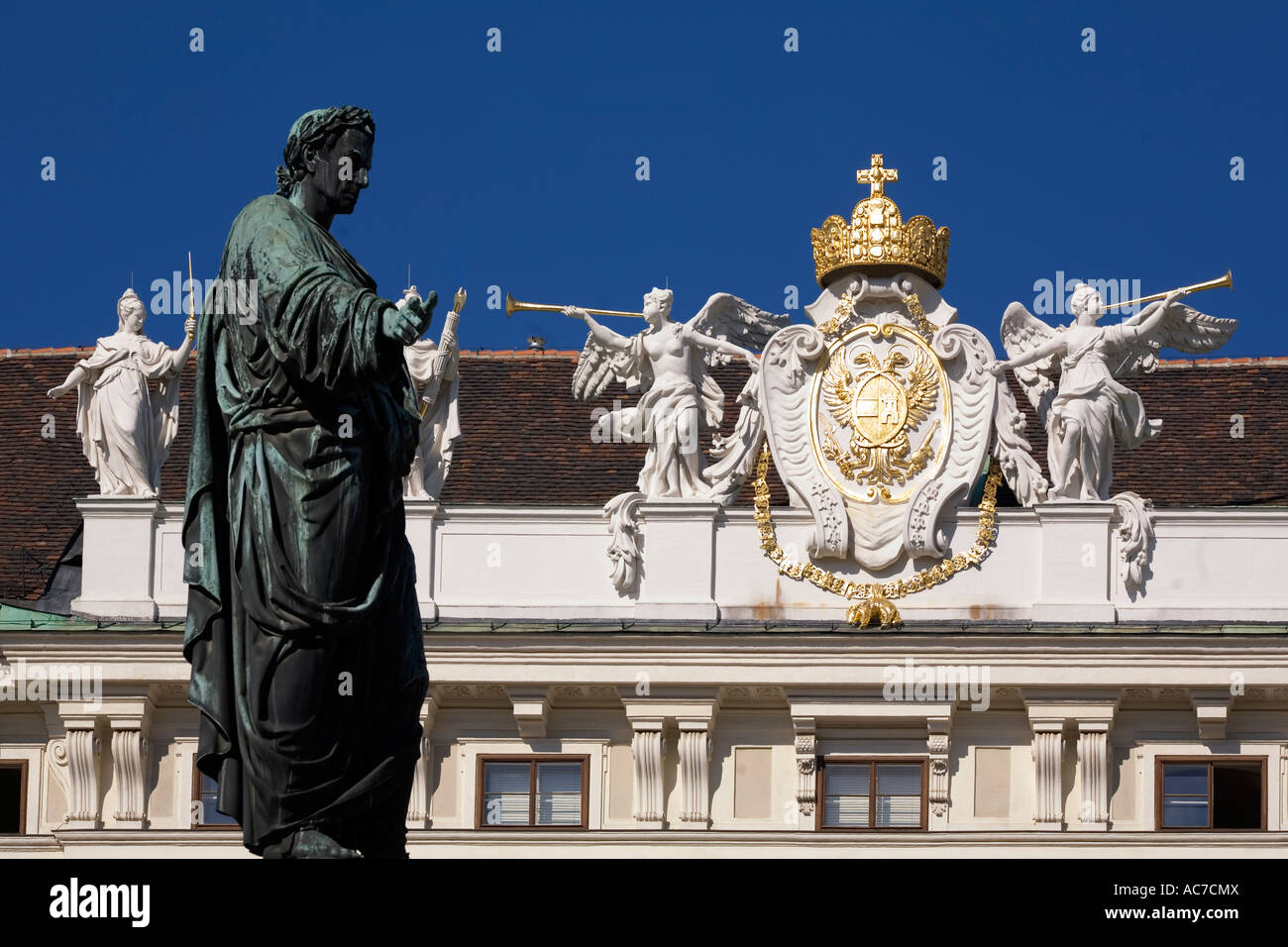 Vienna Hofburg Detail Michaelerplatz Stock Photo - Alamy