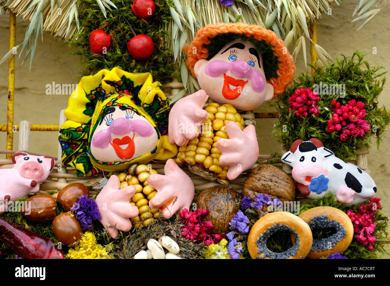 Ukrainian souvenir arts and crafts Ukraine Stock Photo - Alamy