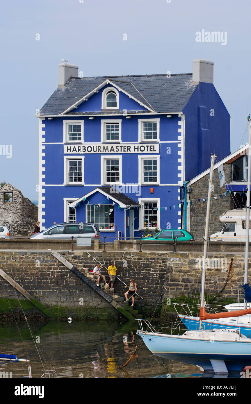 Aberaeron ceredigion wales uk harbourmaster hi-res stock photography ...