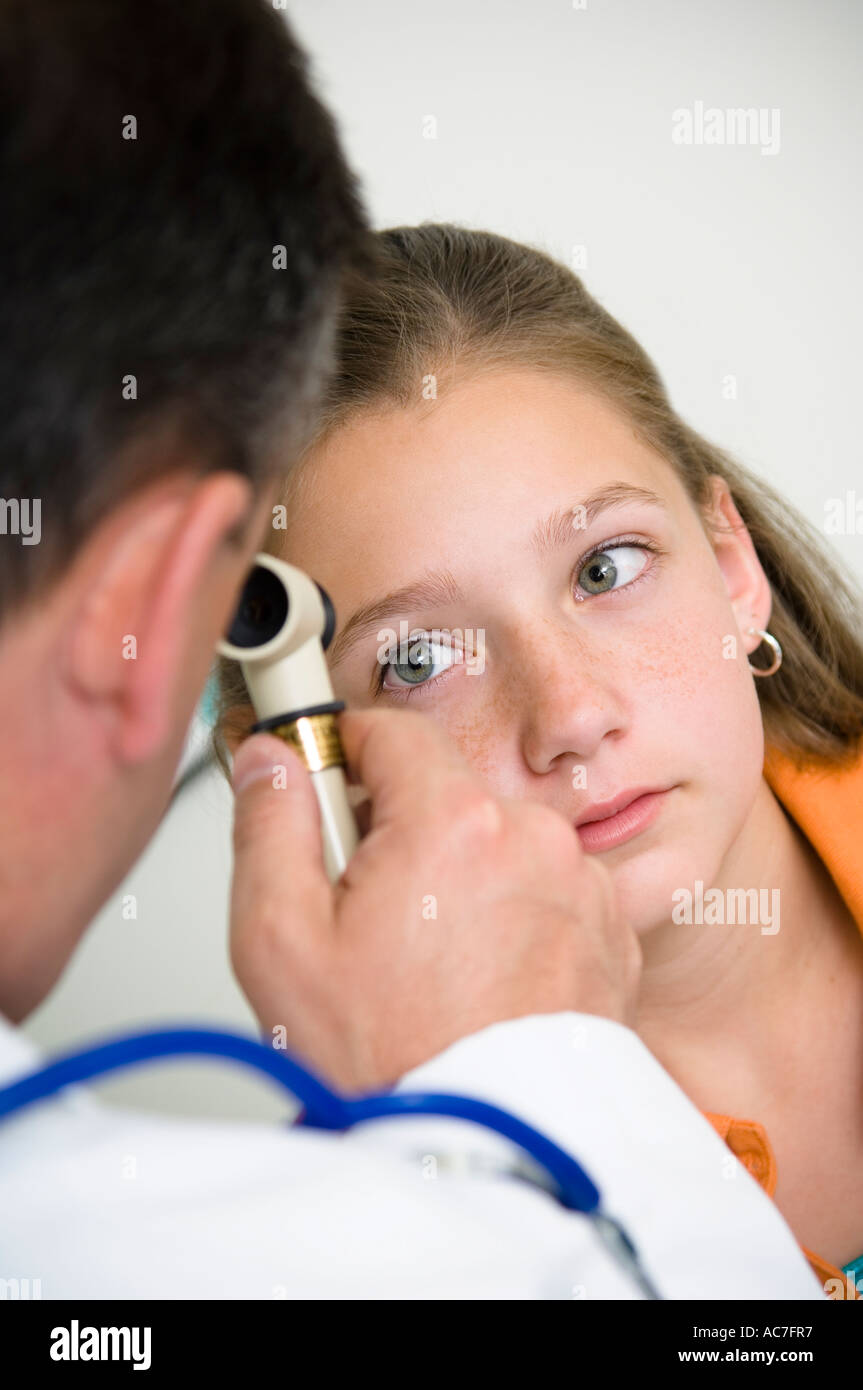 Girl getting physical Stock Photo - Alamy