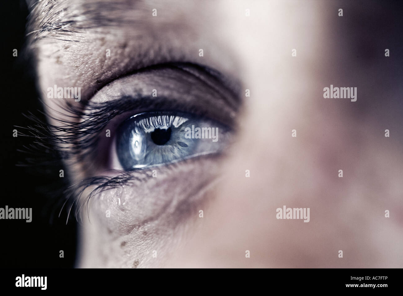 Right human eye Stock Photo - Alamy