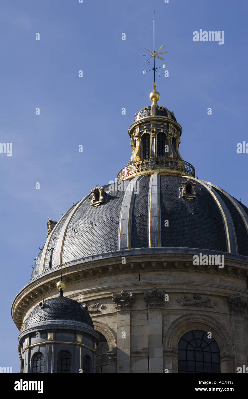 Dome of the Institut de France Paris France Stock Photo - Alamy