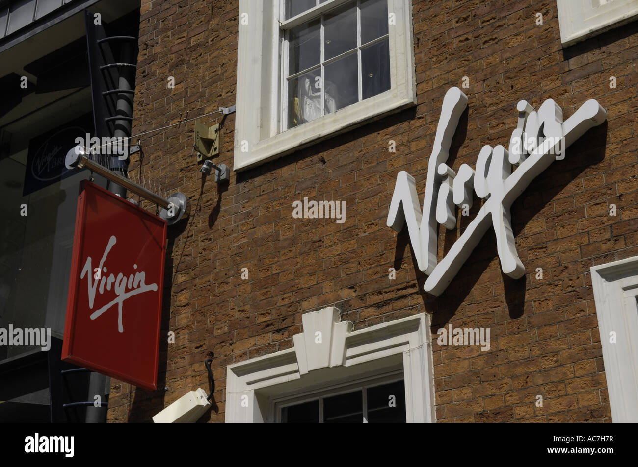 virgin store sign Stock Photo - Alamy
