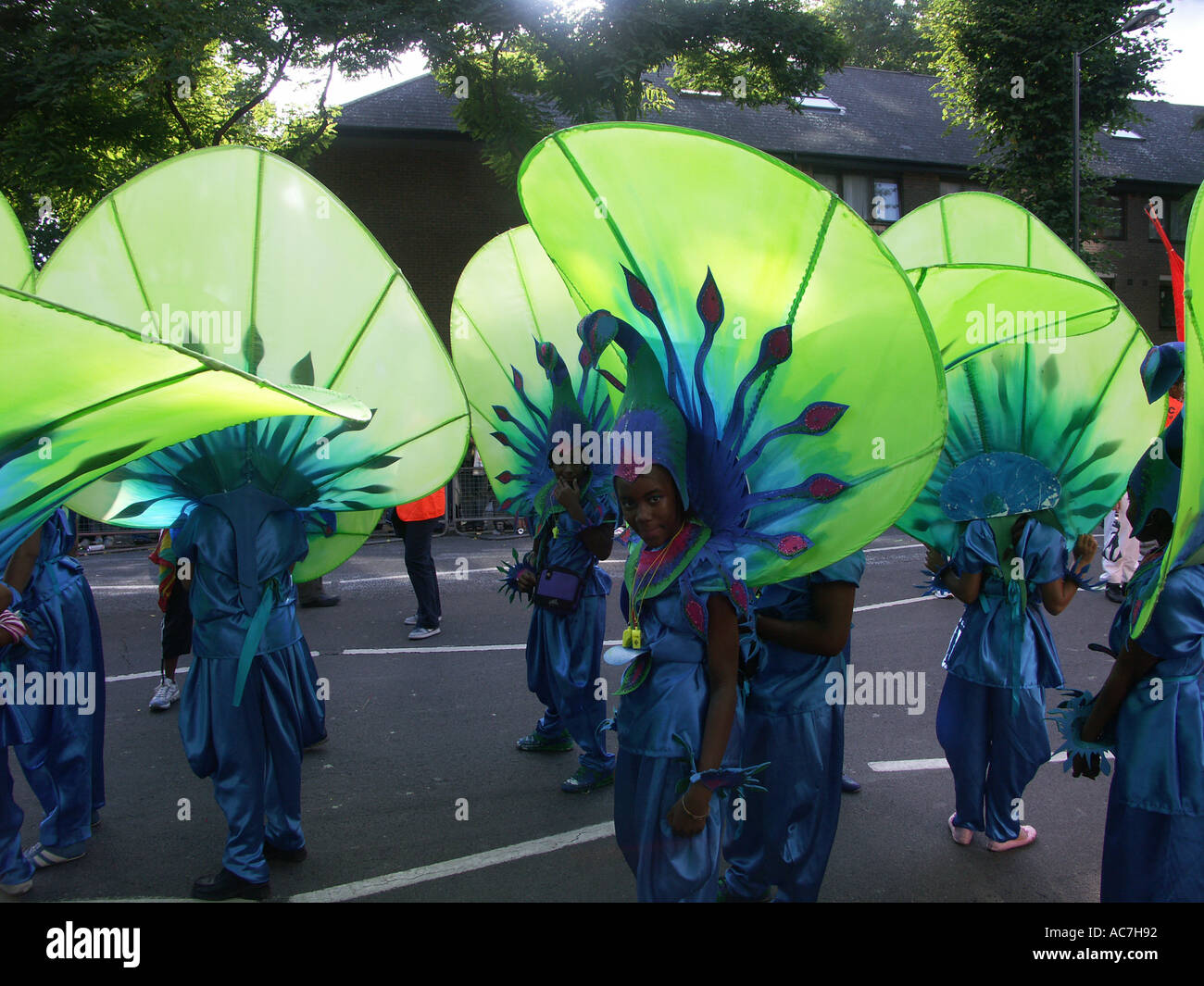 vibrant costumes and awsome head gear worn by participants at the ...