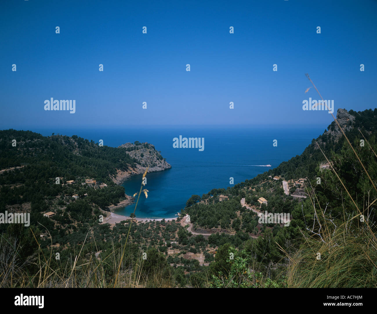 Cala Tuent on the North West Coast of Majorca Stock Photo - Alamy