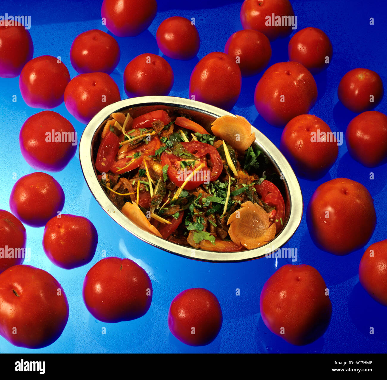 TOMATO FRY, CUISINE OF KERALA Stock Photo - Alamy