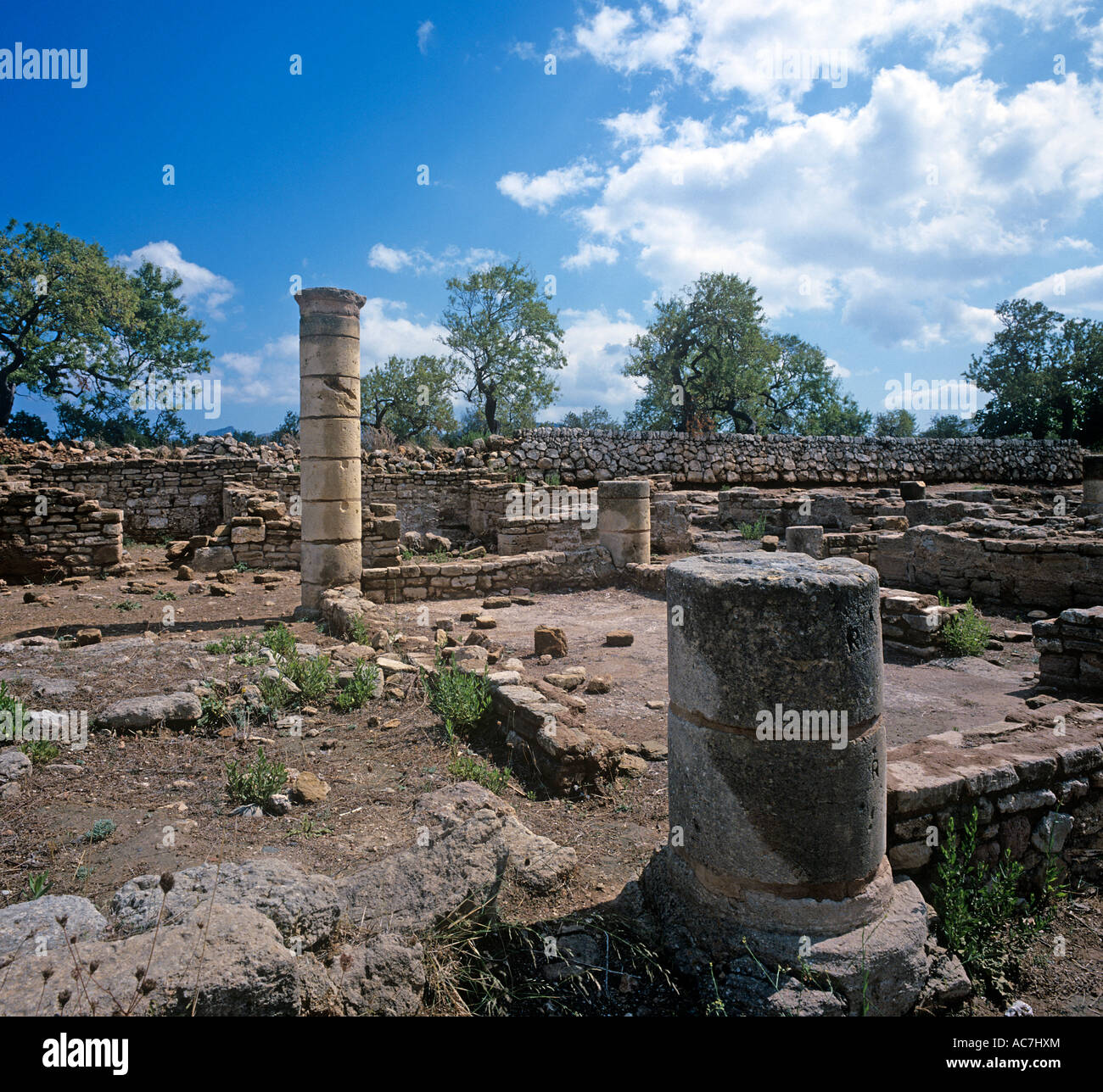 remains of a large Roman settlement at Pollentia dating from 123 BC ...