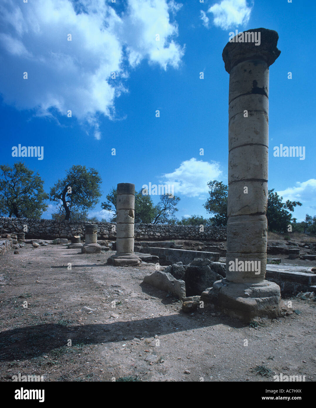 remains of a large Roman settlement at Pollentia dating from 123 BC ...