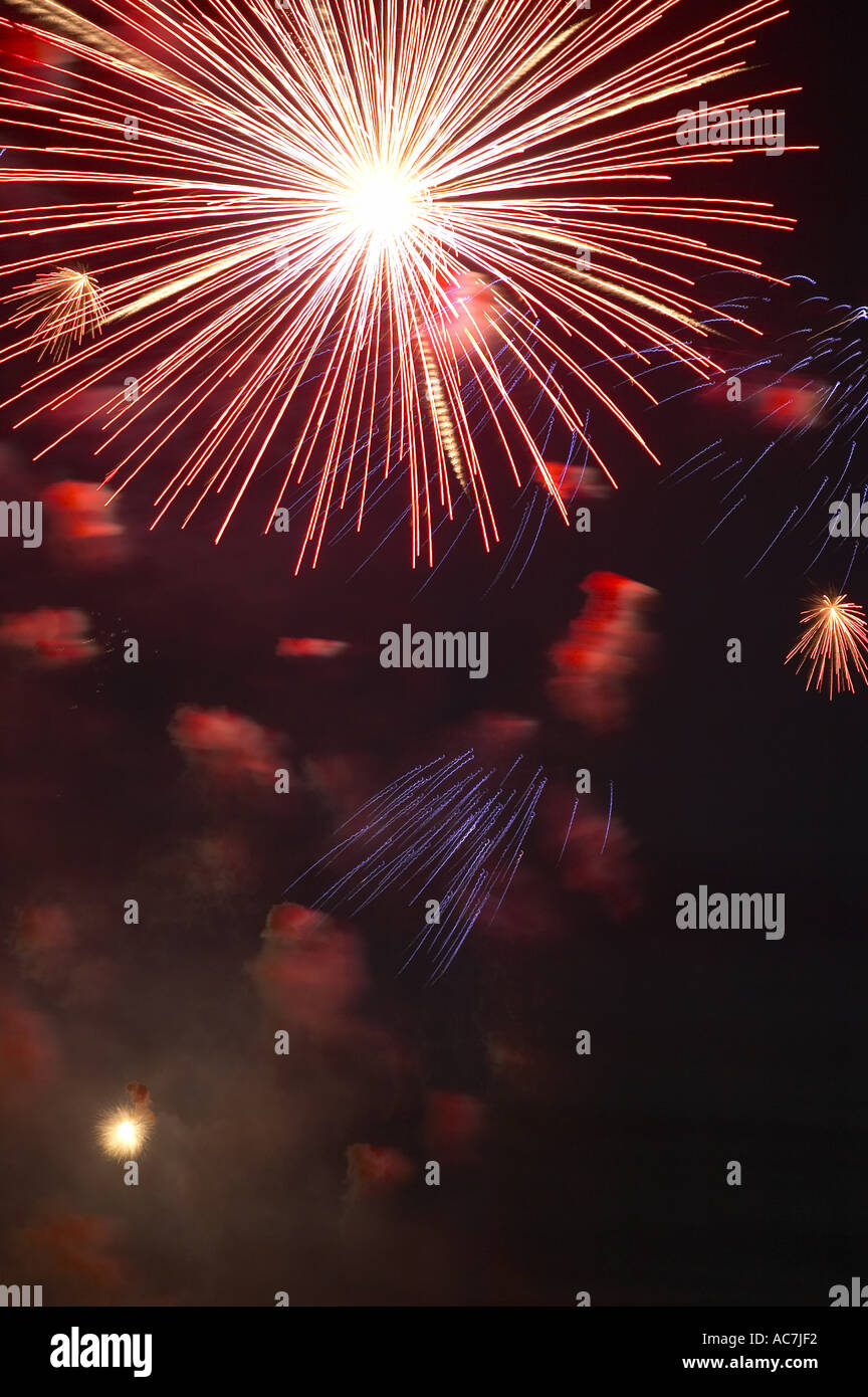 Fourth of July fireworks Stock Photo - Alamy