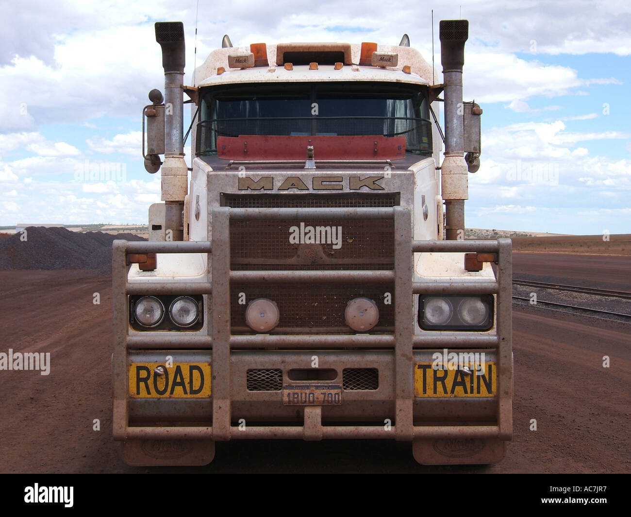 Road train in the outback, Mullewa Western Australia Stock Photo - Alamy