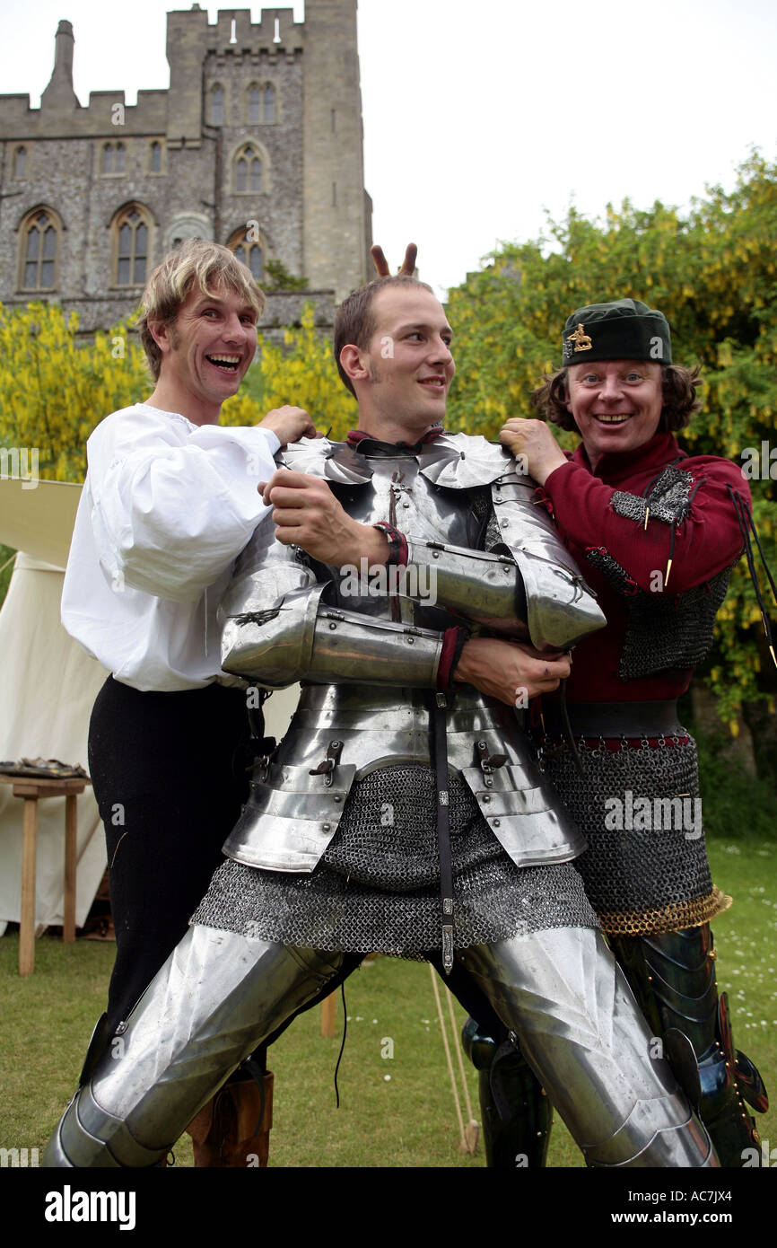 united kingdom west sussex arundel a medieval themed day at the castle ...