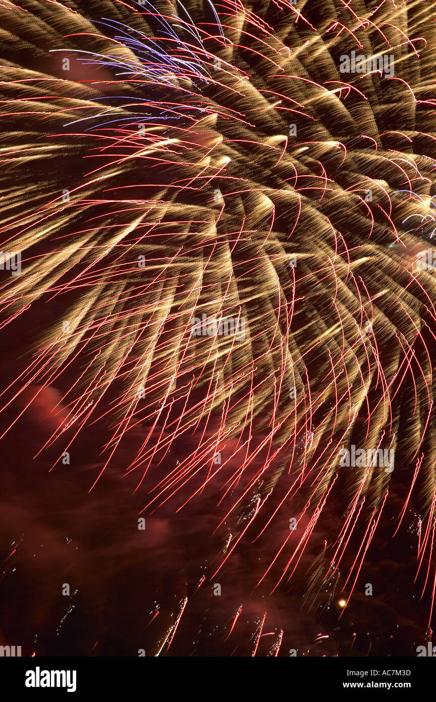 Fourth of July fireworks Stock Photo - Alamy