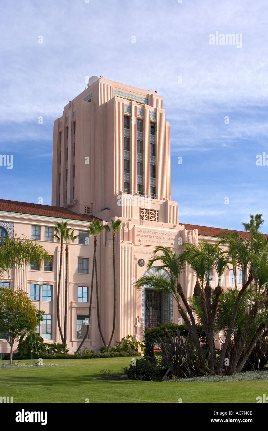 San diego county administration center hi-res stock photography and ...