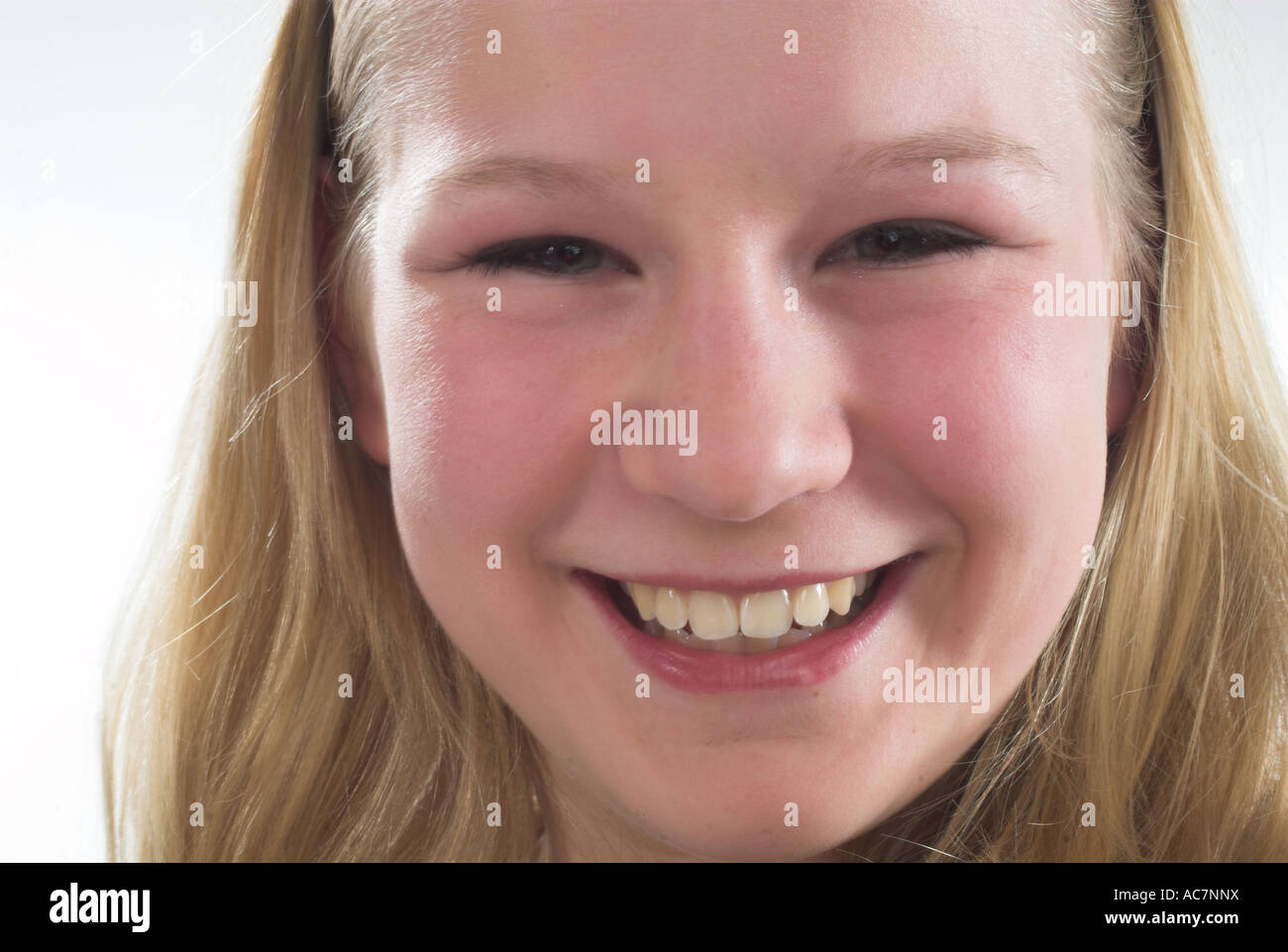 Junges Maedchen young girl Portrait Stock Photo - Alamy