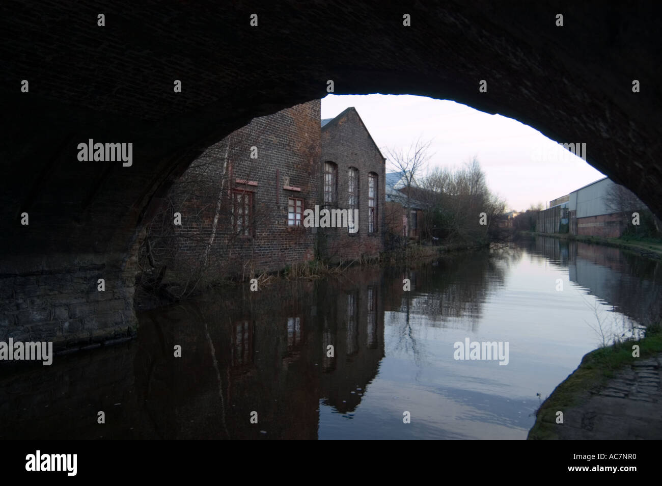 Canalside Scene Sheffield UK Stock Photo - Alamy