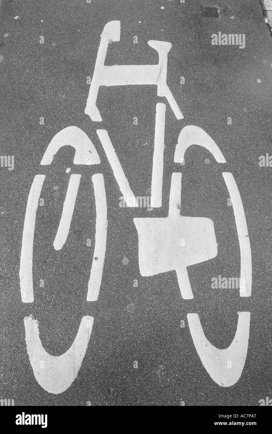 Bicycle road sign, Netherlands Stock Photo - Alamy