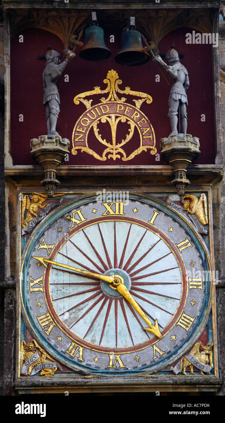 Wells cathedral clock hi-res stock photography and images - Alamy