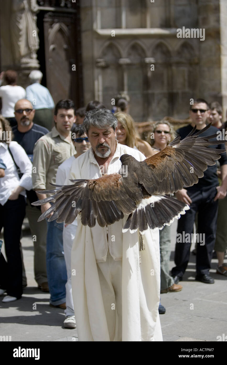 Hawk handler hi-res stock photography and images - Alamy