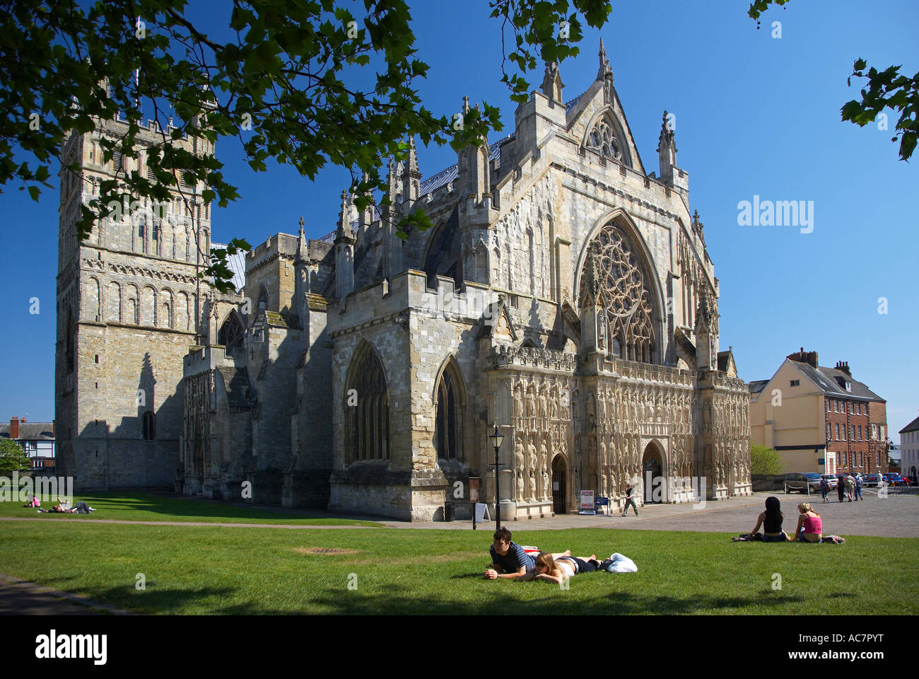 Exeter Cathedral, Devon, England, UK Stock Photo - Alamy