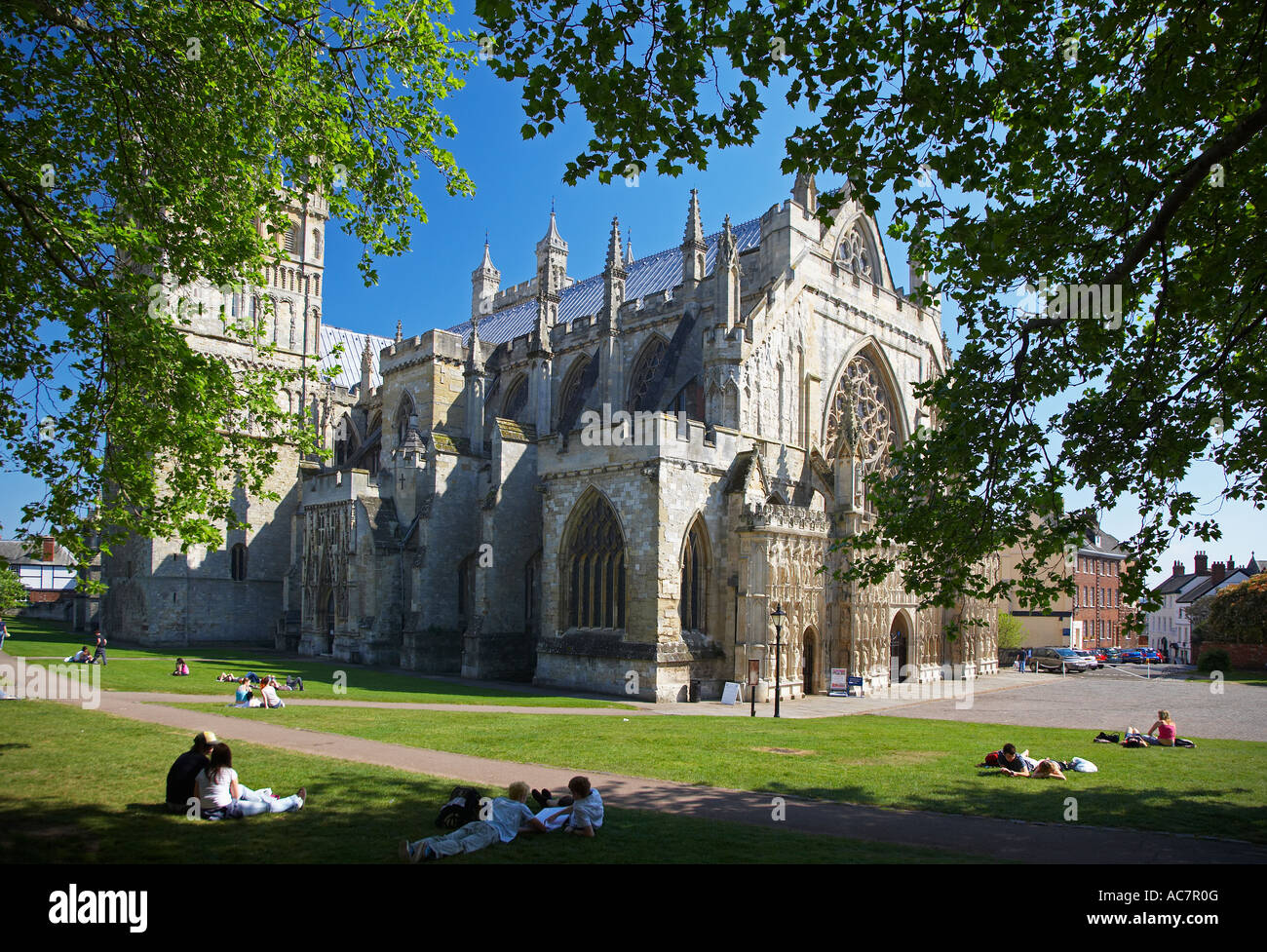 Exeter Cathedral, Devon, England, UK Stock Photo - Alamy