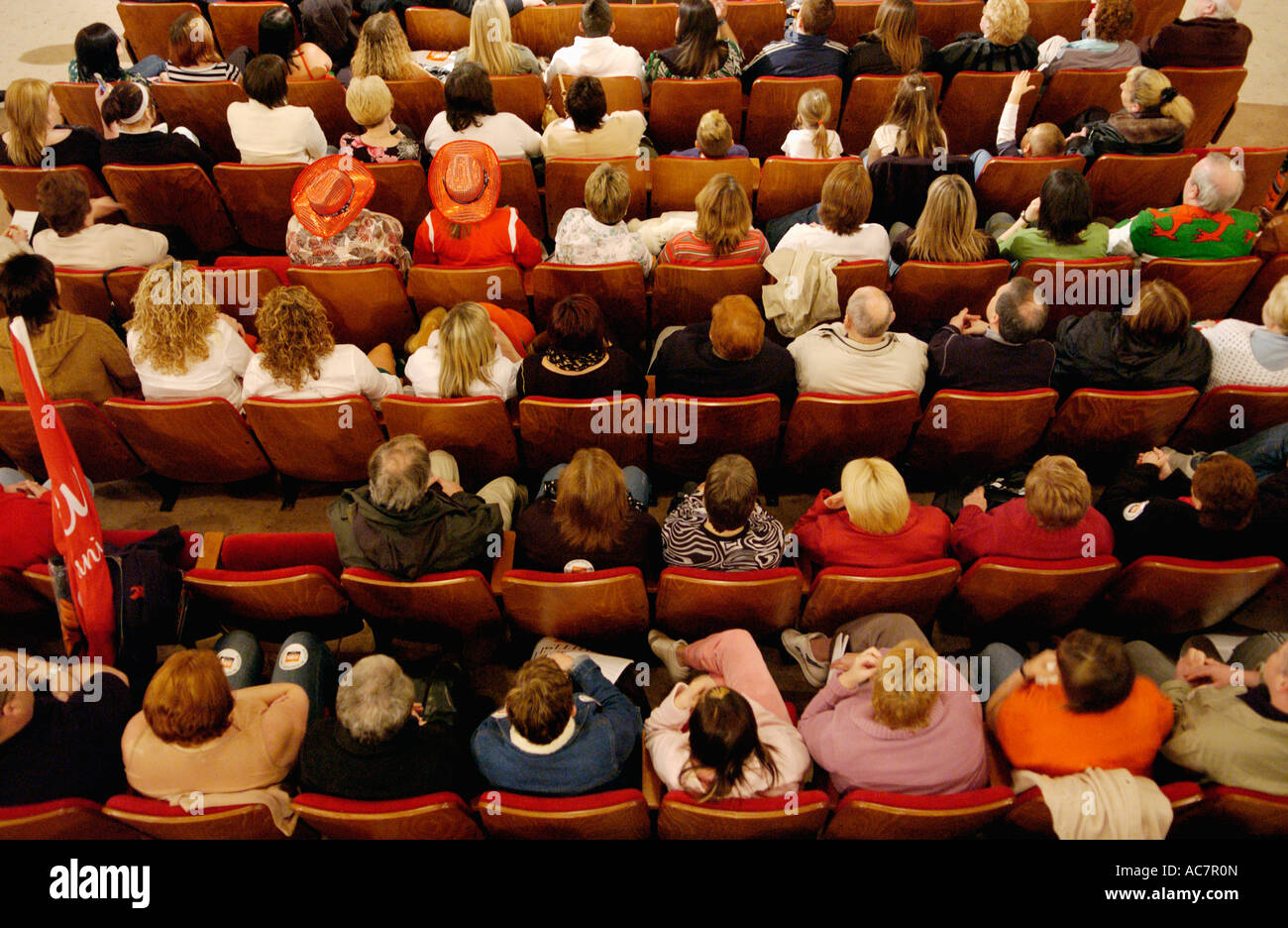 Employees of Burberry at a final meeting after being made redundant by ...