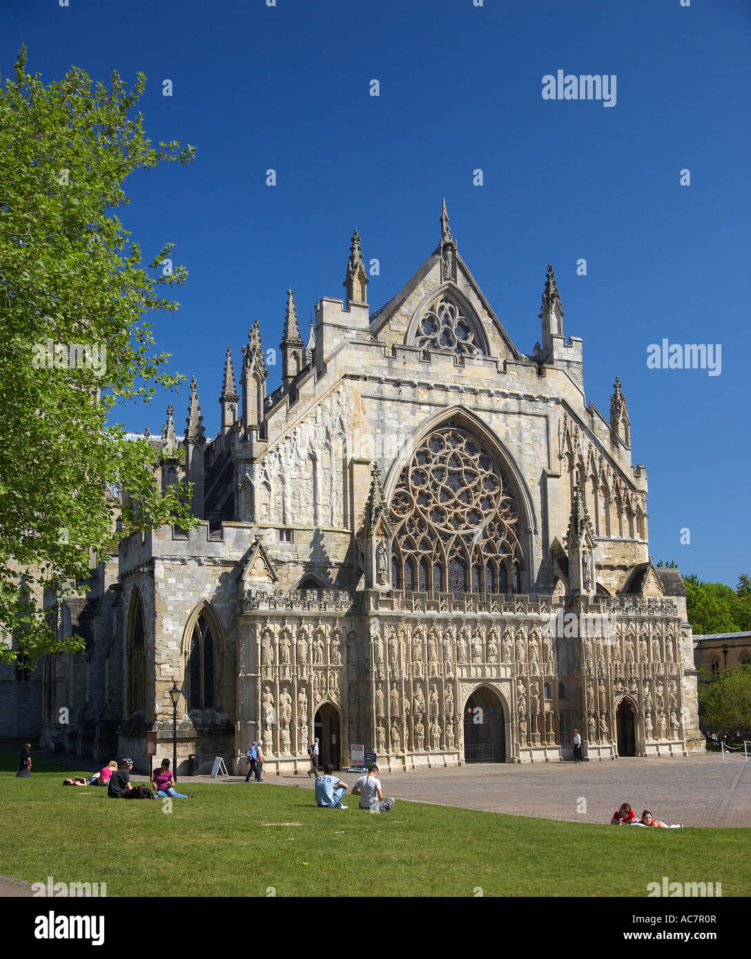 Exeter Cathedral, Devon, England, UK Stock Photo - Alamy