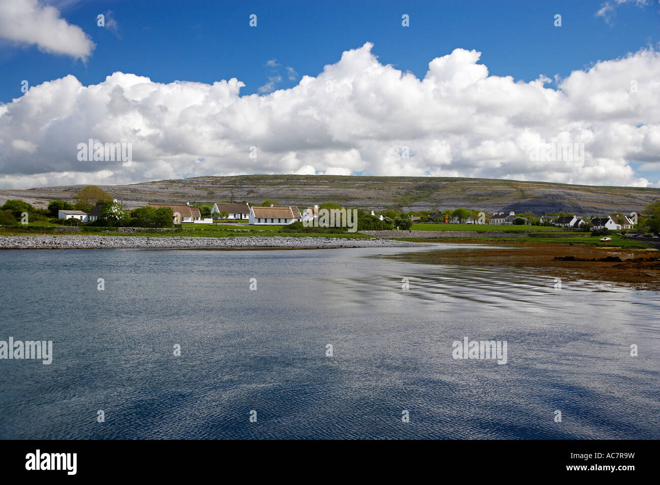 Ballyvaughan, Village, the Burren, County Clare, Ireland Stock Photo ...