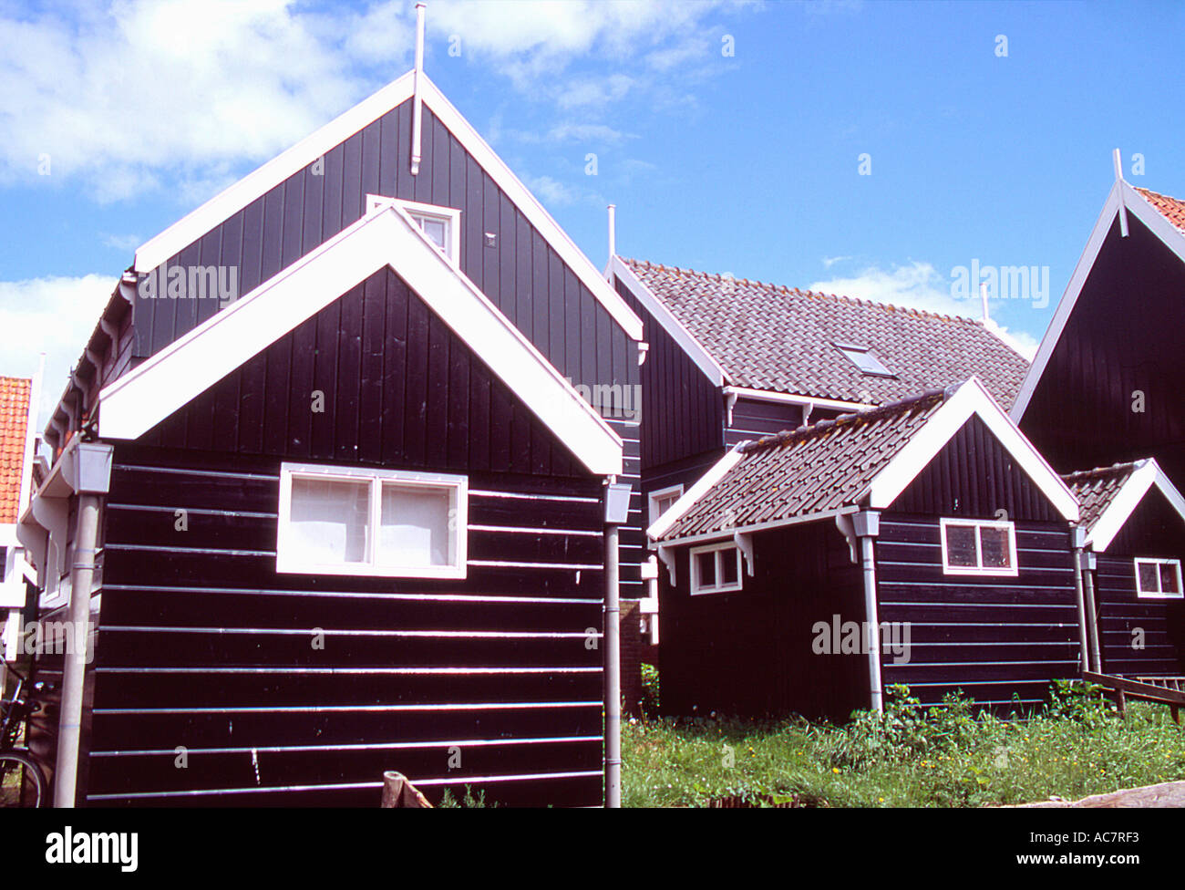 Traditional houses in Marken Stock Photo - Alamy