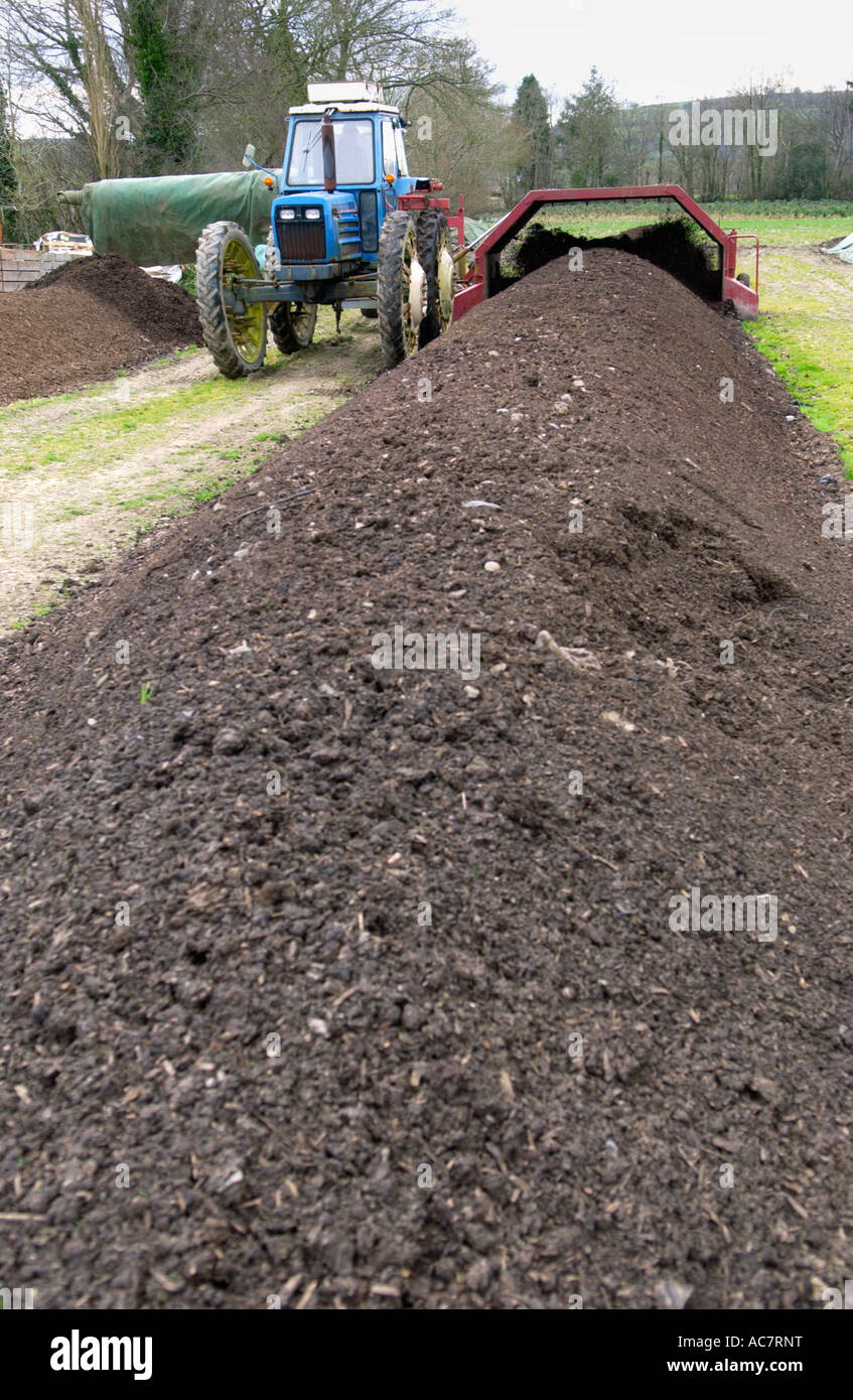 Compost heap turning hi-res stock photography and images - Alamy