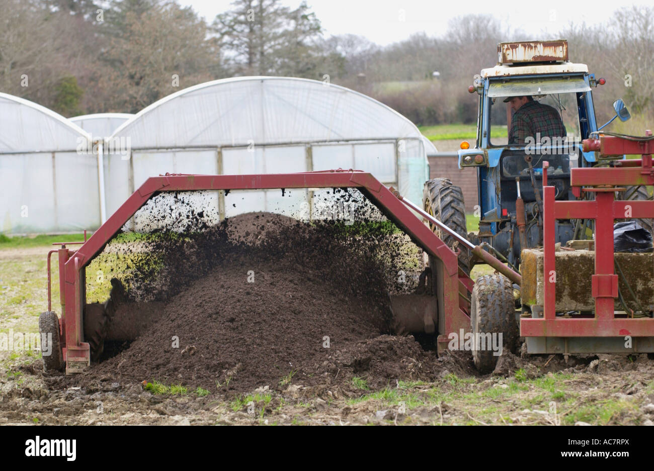 Compost heap turning hi-res stock photography and images - Alamy